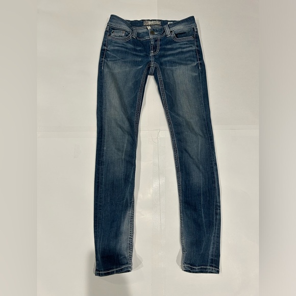 BKE | Jeans | Bke Stella Skinny Jeans Womens 29 Long Medium Wash Low Rise | Poshmark